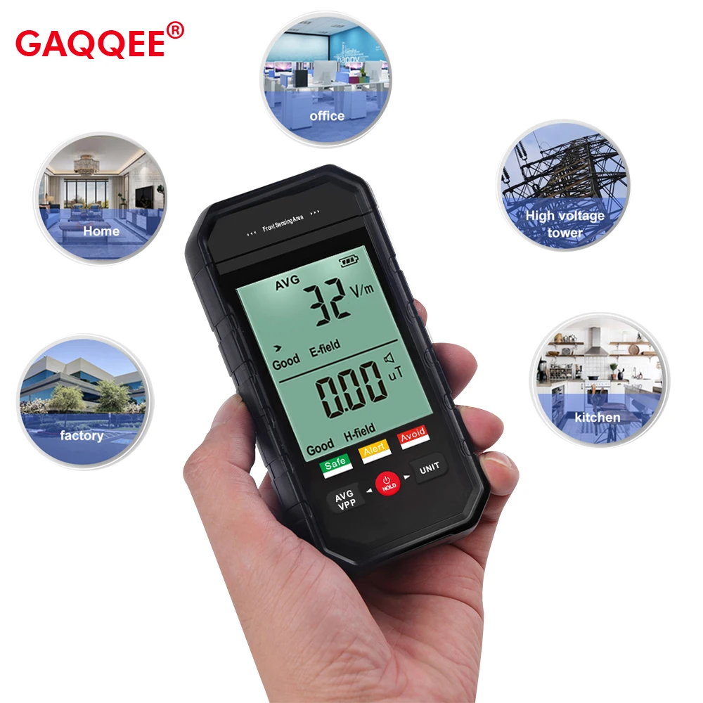 Et925 Electromagnetic Radiation Detector Level Assessment Sound Light ...