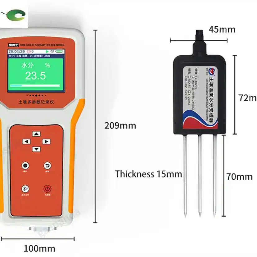 Handheld Digital Soil Equipment Tester Npk Fertility Nutrient ...