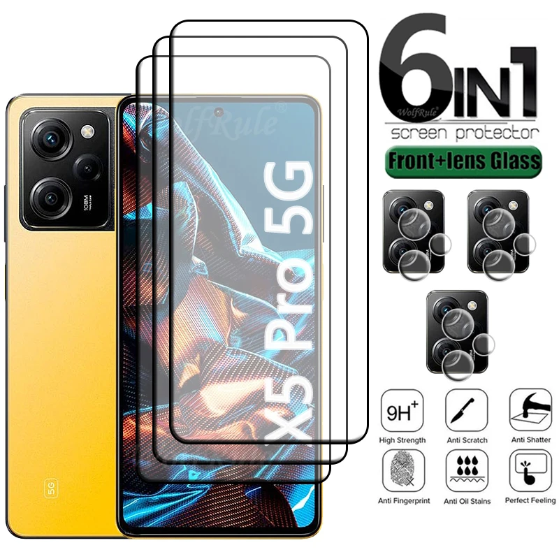 Protector-de-pantalla-de-vidrio-templado-para-Poco-X5-Pro-Protector-de ...