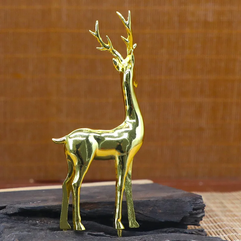 Nordic-Style-Mini-Light-Luxury-Imitation-Copper-Elk-Ornaments-Deer ...