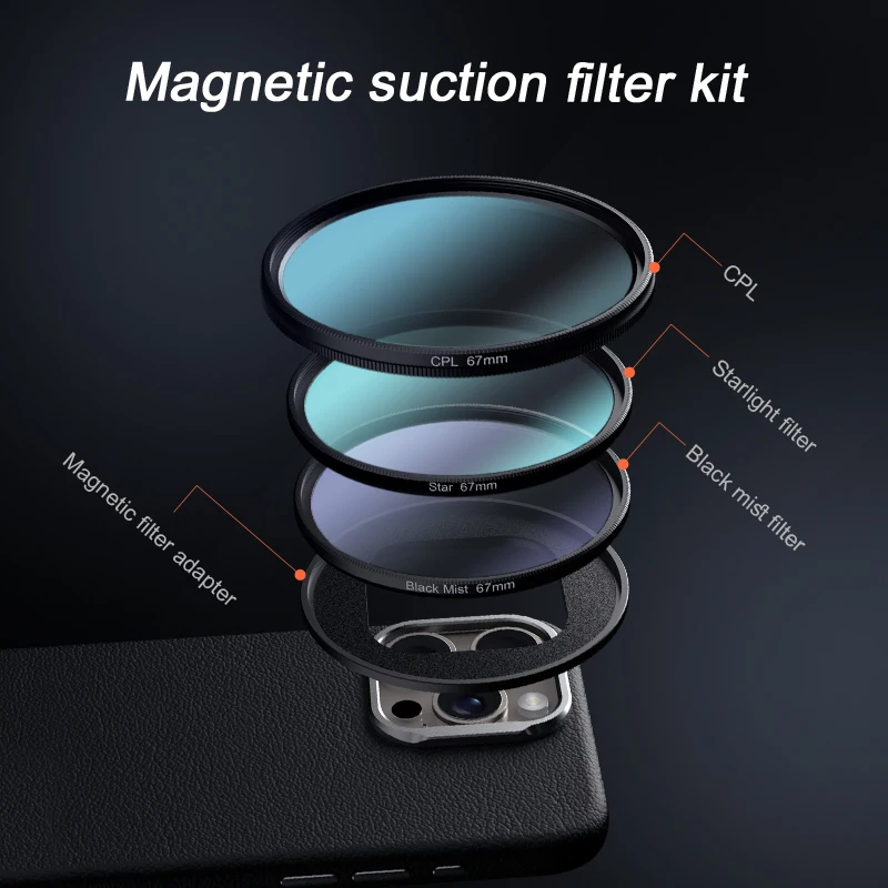 Magsafe-Magnetic-Phone-Case-67mm-Lens-Filter-Kit-for-iPhone-15-Pro-Pro ...