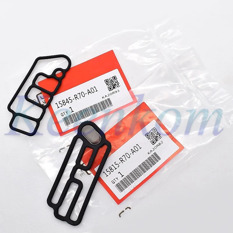 2pc-Head-cylinder-solenoid-gasket-15815-R70-A01-15845-R70-A01-VTEC ...