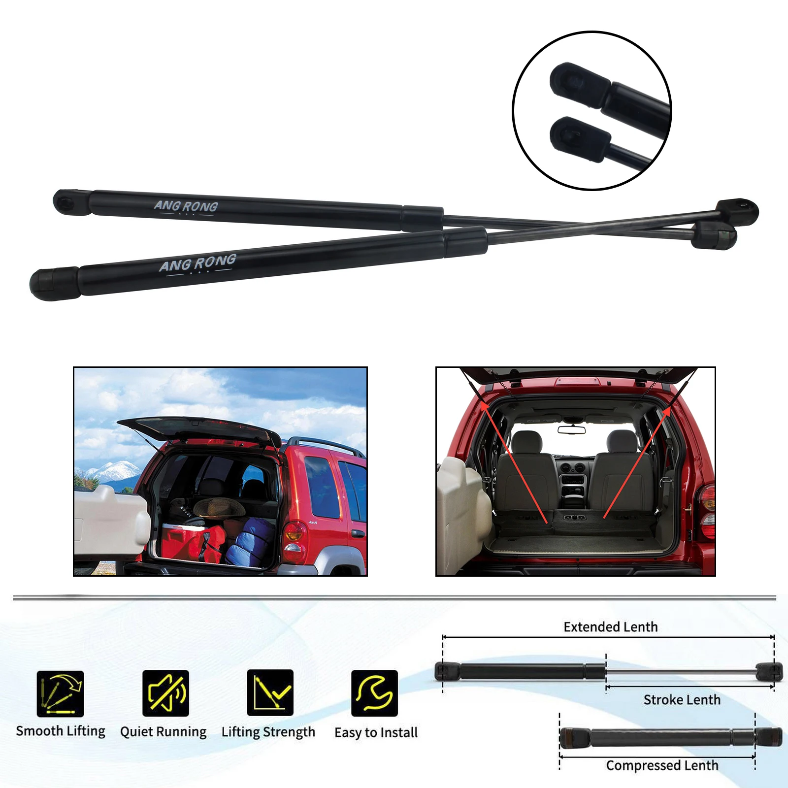 2x-Jeep-Cherokee-KJ-2001-2008-Rear-Tailgate-Boot-Trunk-Gas-Struts-New ...