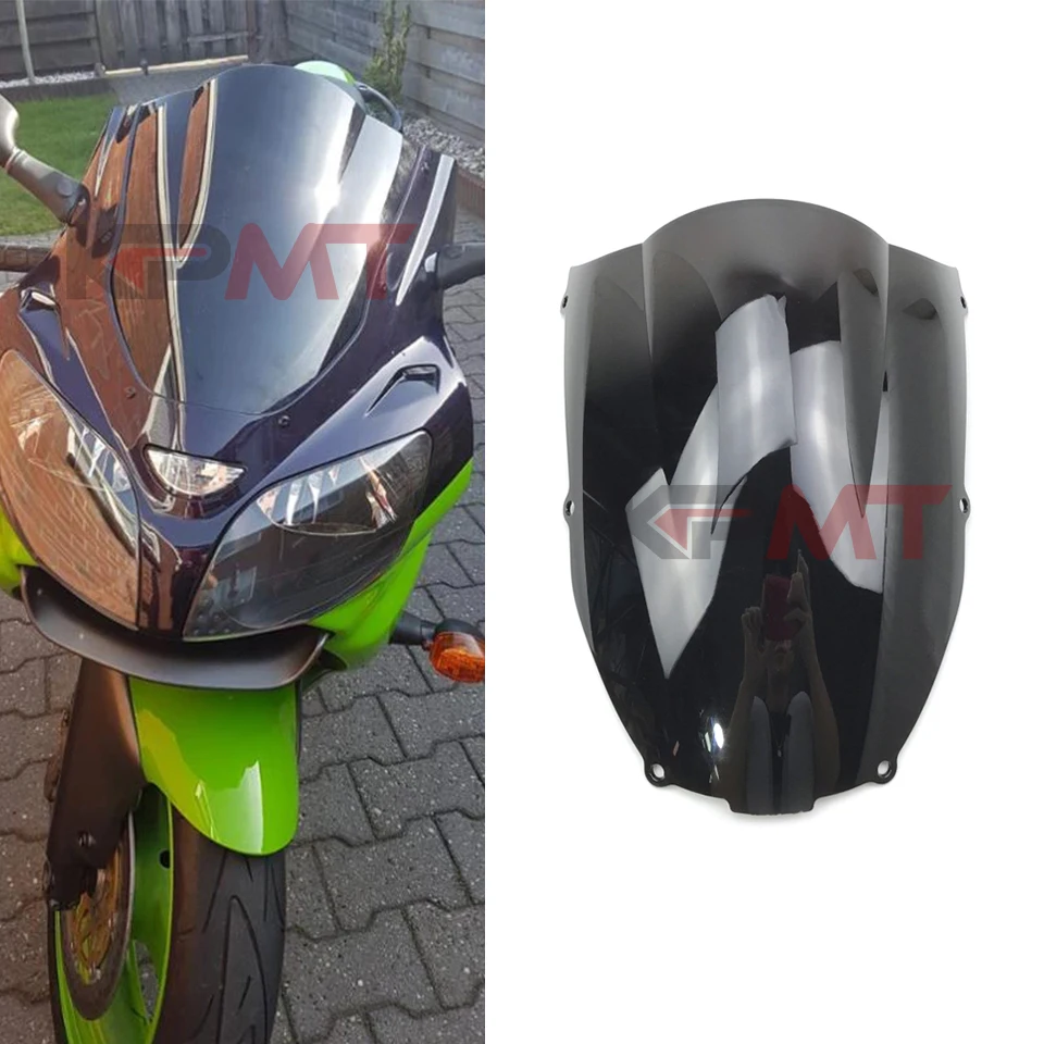 Motorcycle Windscreen For 2000 2001 2002 Kawasaki Ninja 636 ZX6R ZX-6R ...