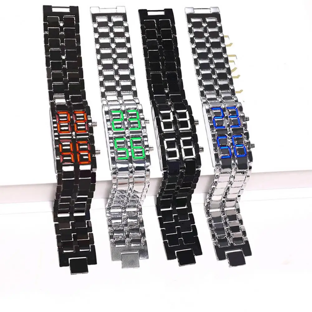 Durable-Strap-Wristwatch-Stylish-Men-s-Digital-Watch-Large-Screen ...