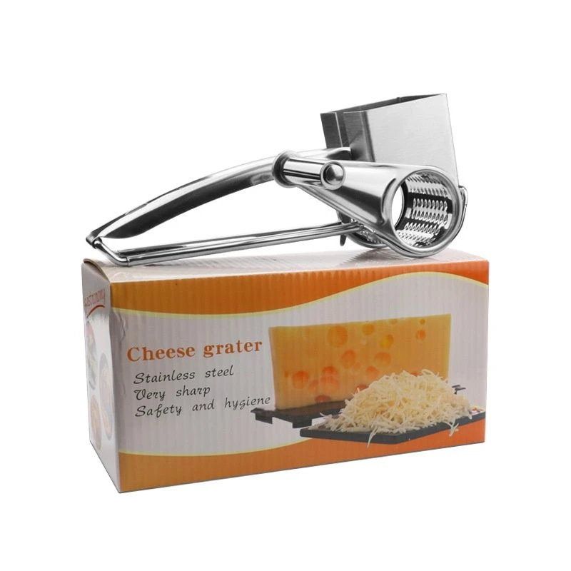 Stainless Steel Household Kitchen Cheese Grater Hand Rotate Creative ...
