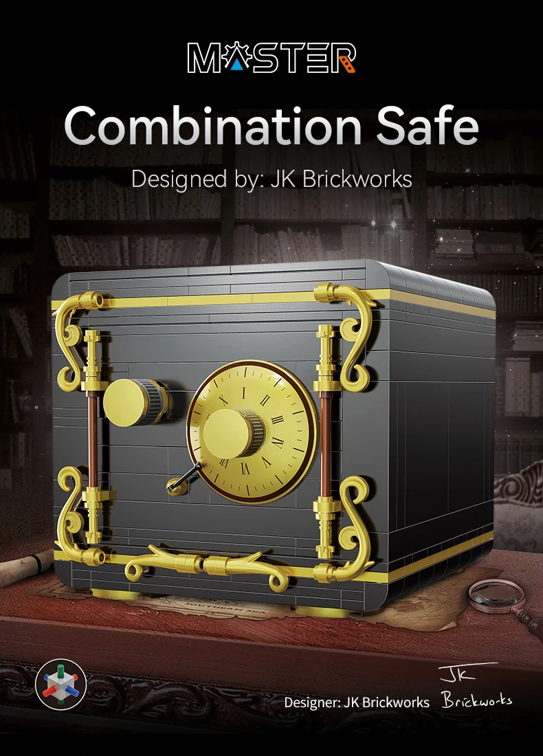 Cada City Retro Combination Safe Building Blocks - Building Toys