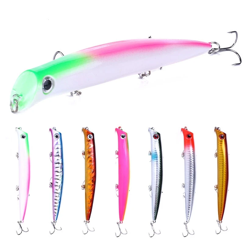12cm 15.6g Floating Popper Fishing Lure Hard Bait Topwater Poppers Isca ...