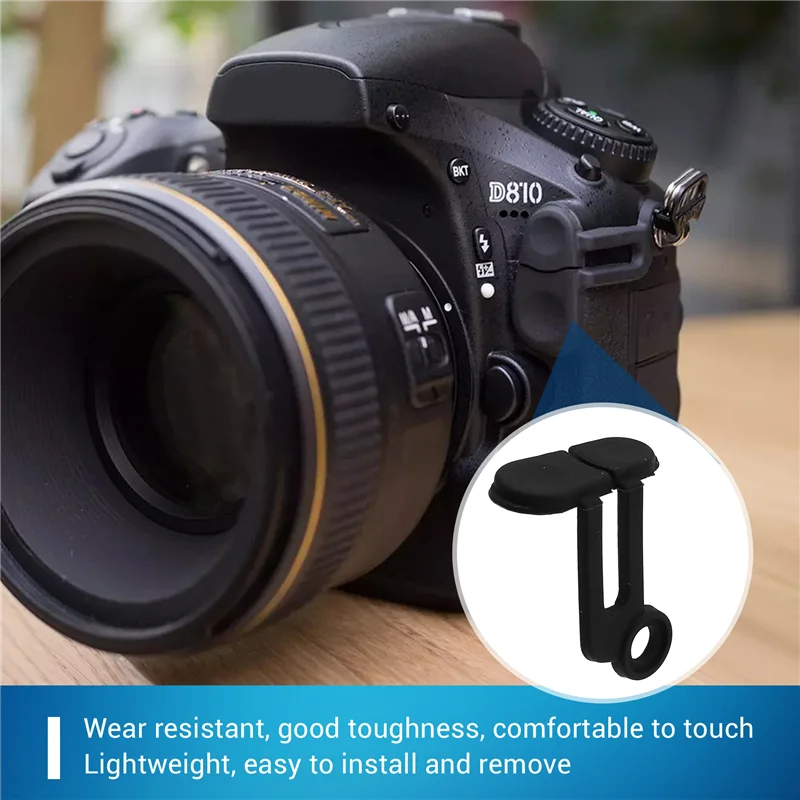 ABFN-2Pcs Shutter Cable Cover For Nikon D800 D800E D810 Flash Terminal ...