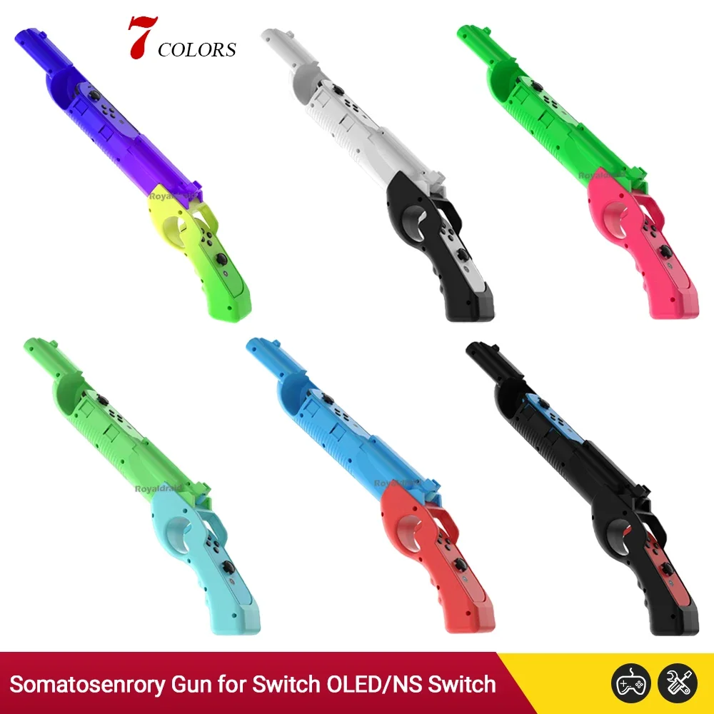 Gun-Shape-Games-Controller-Hand-Grip-Case-Joycons-Bracket-Holder-for ...