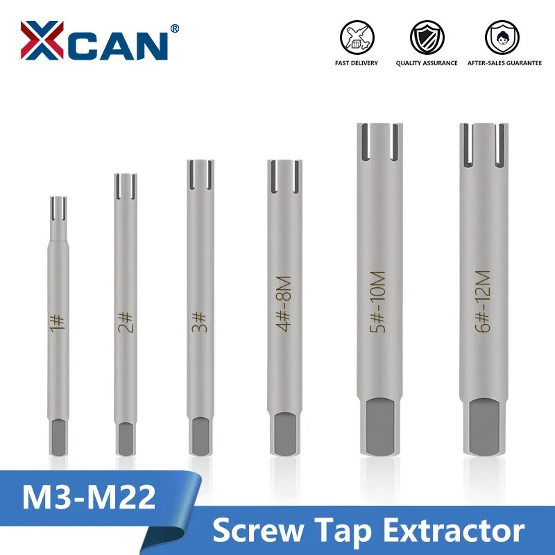 XCAN Damaged Screw Tap Extractor M3 M4 M5 M6 M8 M10 M12 M14 M16 M20 M22 ...