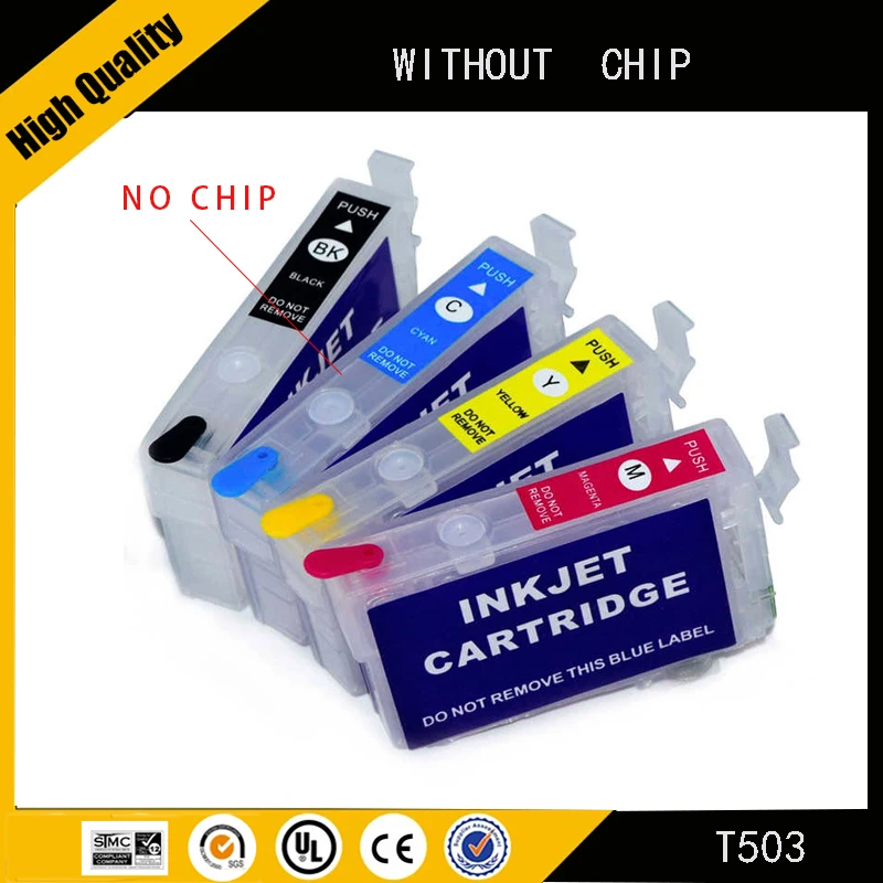 Einkshop 503 503XL Refill Tinte Patrone Keine Chip Für Epson XP 5200 XP ...
