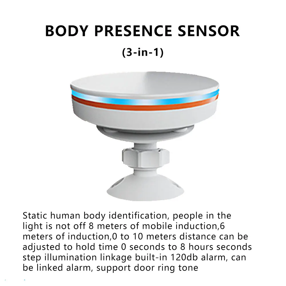 DC5V-ZigBee-Wifi-Human-Presence-Sensor-5V-MMwave-24G-Radar-With-Siren ...