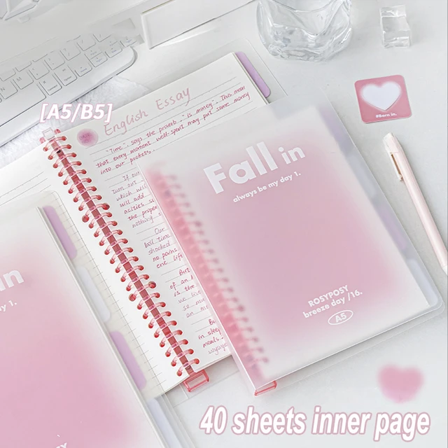 A5 Loose Leaf Korean Binder, 40% OFF