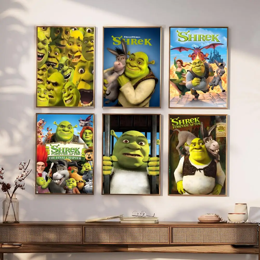 Cartoon-Funny-S-Shrek-Good-Quality-Posters-Kraft-Paper-Prints-Vintage ...