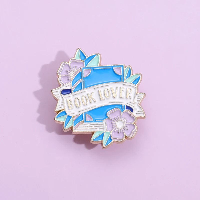 Book-Lover-Jewelry-Enamel-Pins-Bookworm-Brooches-Lapel-Badges-I-Love ...