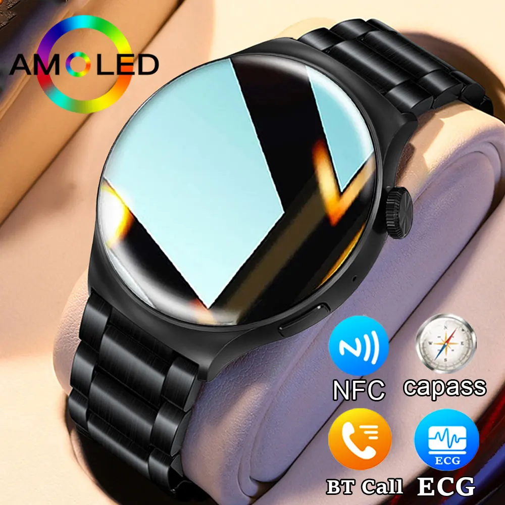 New-SmartWatch-4-Women-GPS-Tracker-HD-454-454-Men-Smart-Watch-Compass ...