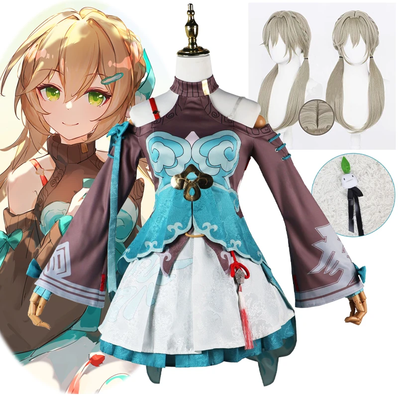 New Game Honkai Star Rail Cosplay Qingque Cosplay Costumes Uniform ...