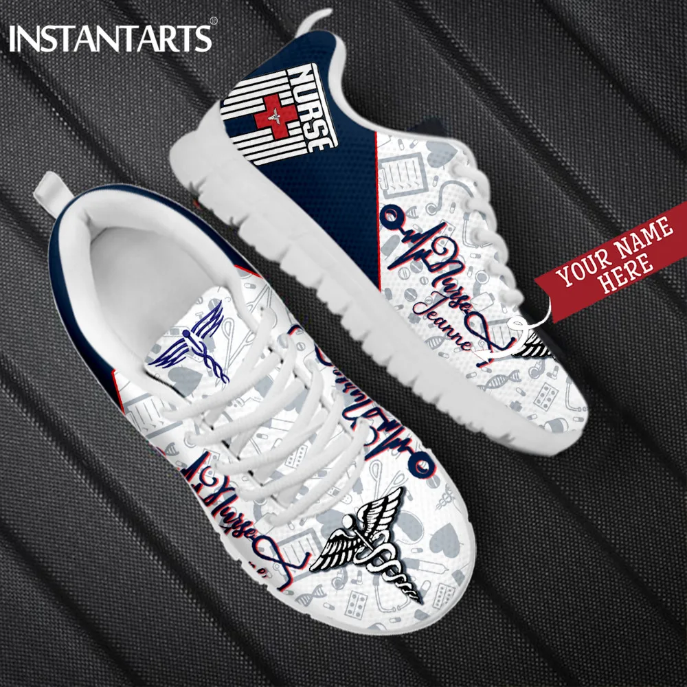 INSTANTARTS-Women-Nurse-Shoes-Comfort-Flat-Shoes-EMT-EMS-Nurse-Rescue ...