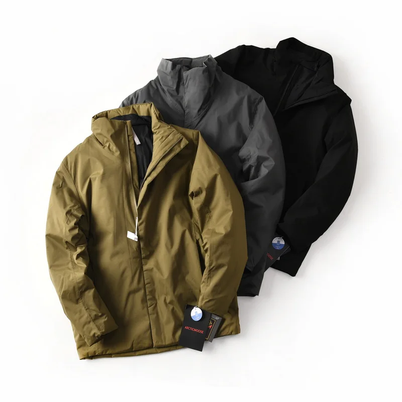 Men-s-Cotton-Padded-Jacket-Windproof-Coat-Waterproof-Breathable-Stand ...