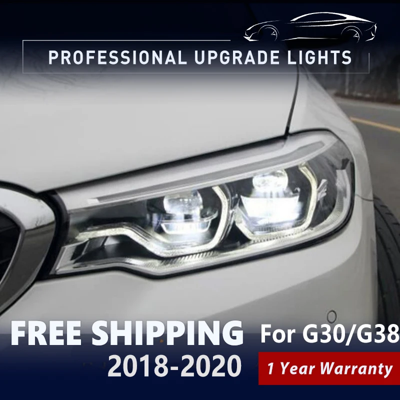 Car-Front-Light-for-BMW-G30-G38-5-Series-530i-525i-Headlight-2018-2020 ...