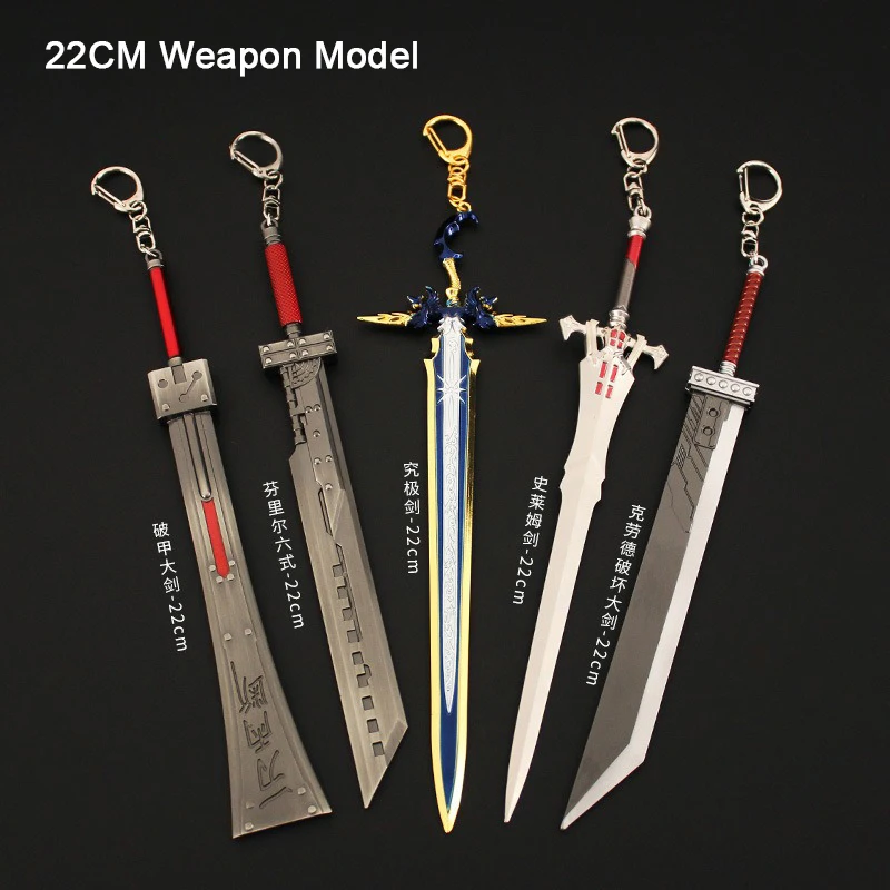 22CM-FF15-Game-Peripheral-Final-Cloud-Strife-Destroy-The-Sword-Full ...