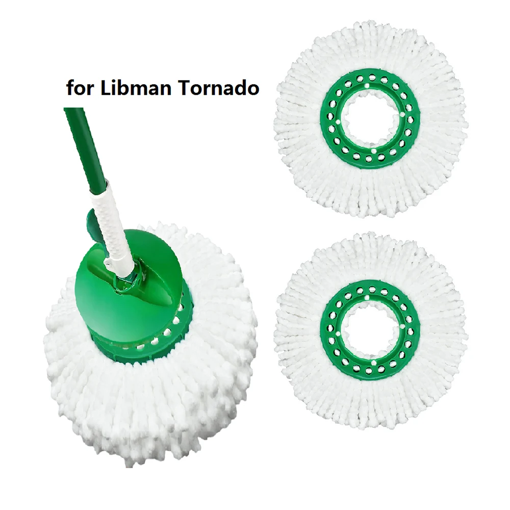 Spin-Mop-Replacement-Head-for-Libman-Tornado-Large-Microfiber-Round ...