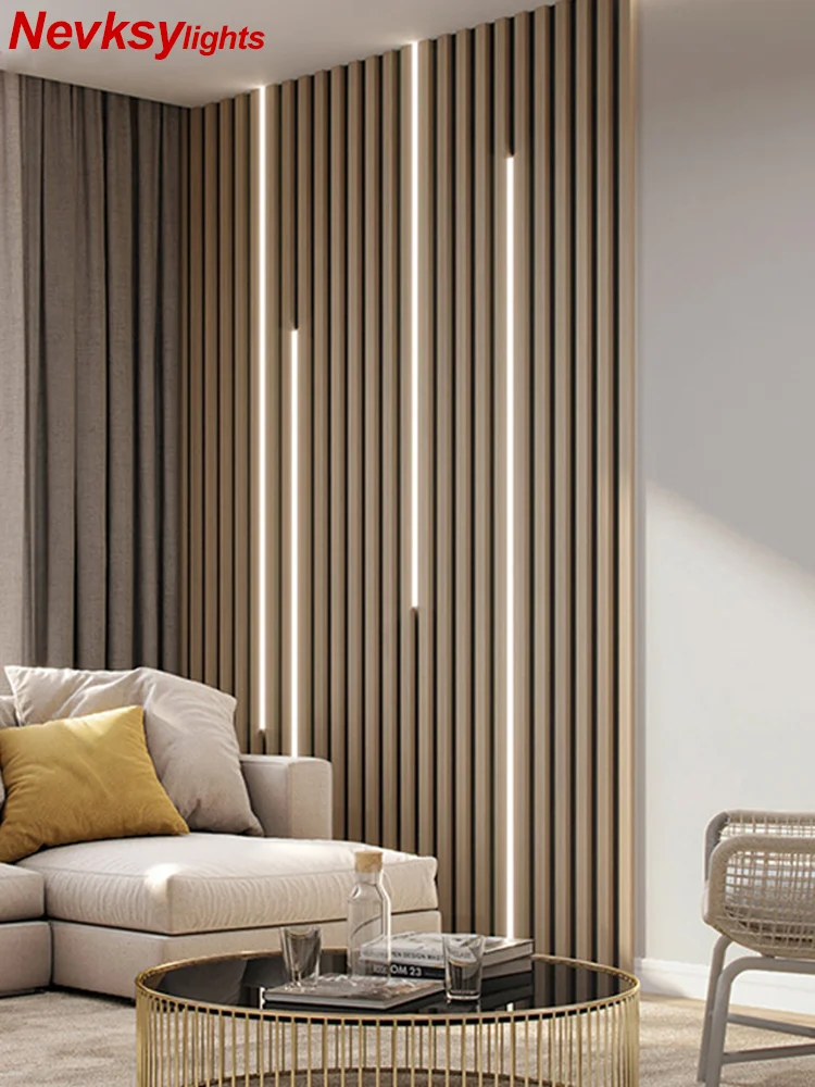 Led Backlight Strip In Surface Mounted Aluminum Profile With Diffusing ...