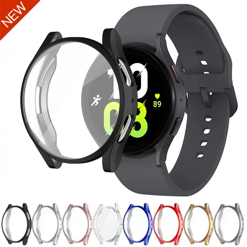 Protective Case For Samsung Galaxy Watch 5/4 44mm 40mm TPU Soft Full ...