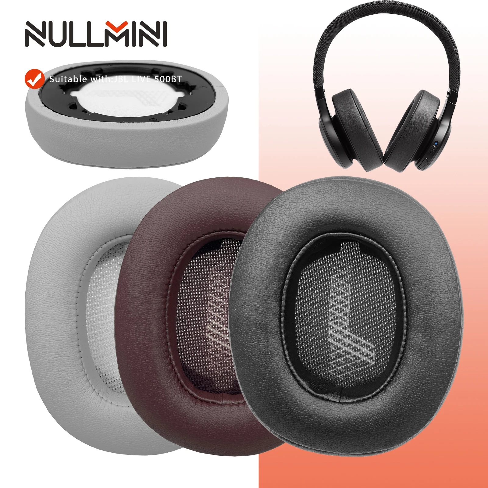 NullMini Replacement Earpads for JBL LIVE 500BT LIVE500BT Headset Ear ...