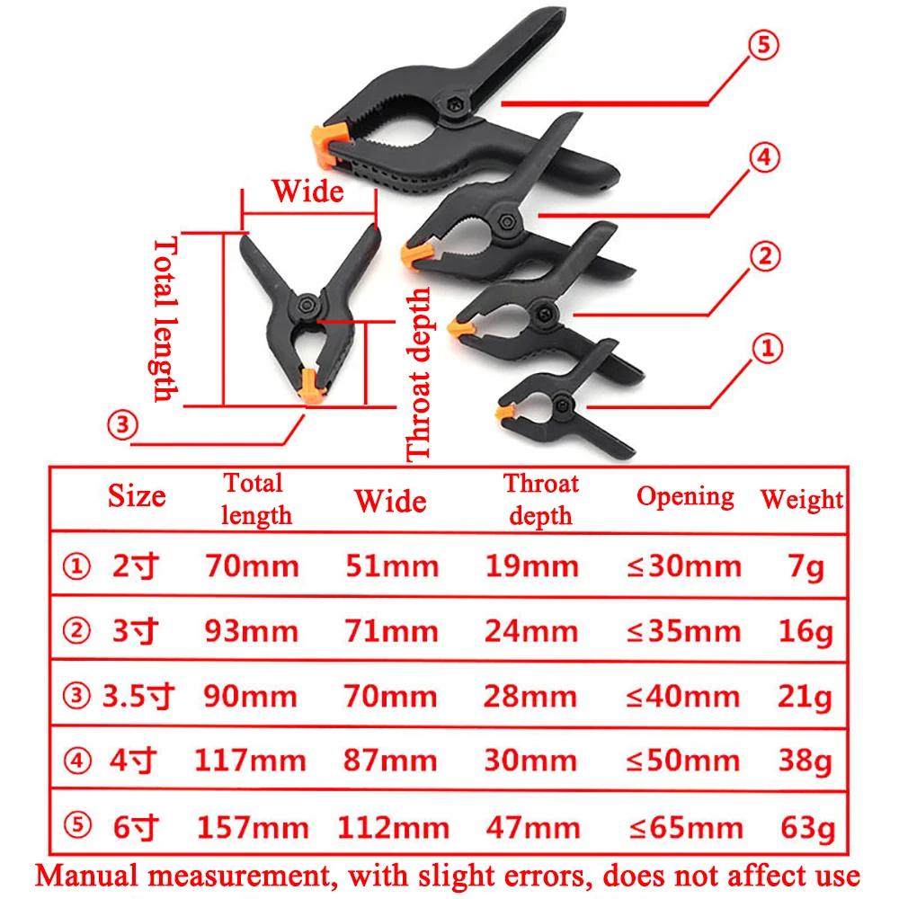2inch/3inch/3.5inch/4inch/6inch Plastic Nylon Adjustable Woodworking ...