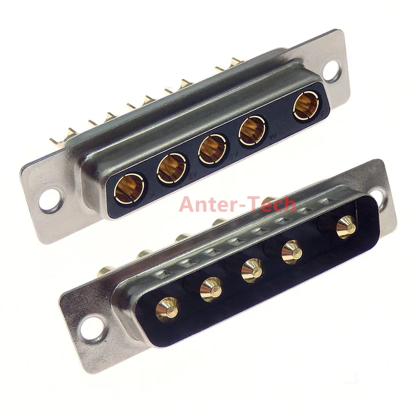1PCS 5W5 30A Gold plated MALE FEMALE high current CONNECTOR D-SUB ...