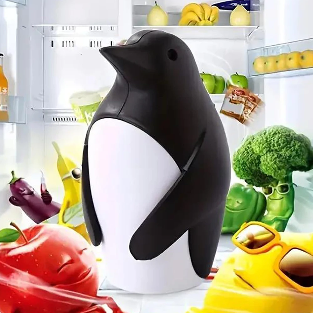 Cute-Penguin-Shape-Refrigerator-Soda-Box-Purificador-de-ar-de-cozinha ...