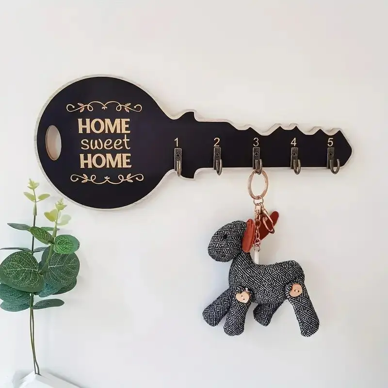 Key Holder Functional Durable Wall Hanger Popular Key Shape High Demand ...