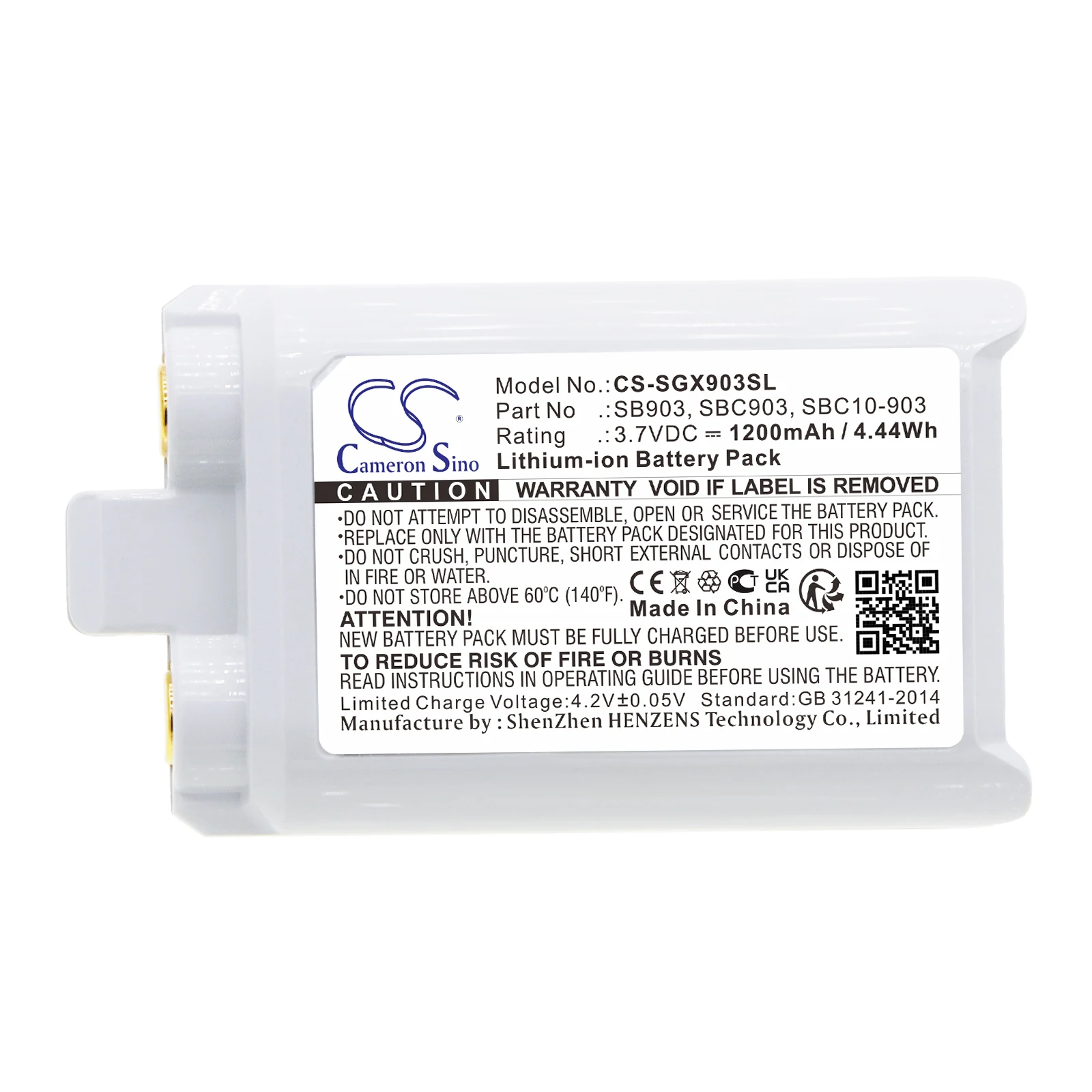 Cameron-Sino-Bater-a-de-1200mAh-para-transmisor-SHURE-SLX-D-SB903-SBC10 ...
