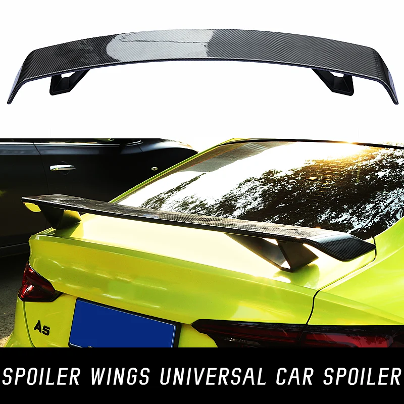 133CM-Sedan-Universal-Rear-Trunk-Lid-Car-Spoiler-Wings-For-Audi-A3-A4 ...