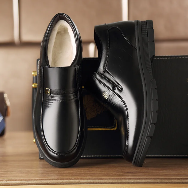 Men-Warmproof-Short-Boots-Faux-Shearing-Business-Shoes-Slip-on-Old-Man ...