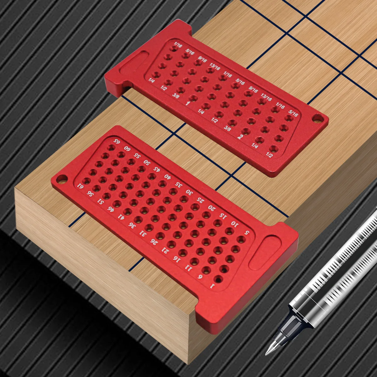 Woodworking-Precision-T-Ruler-Hole-Positioning-Scribing-Ruler-Scribing ...