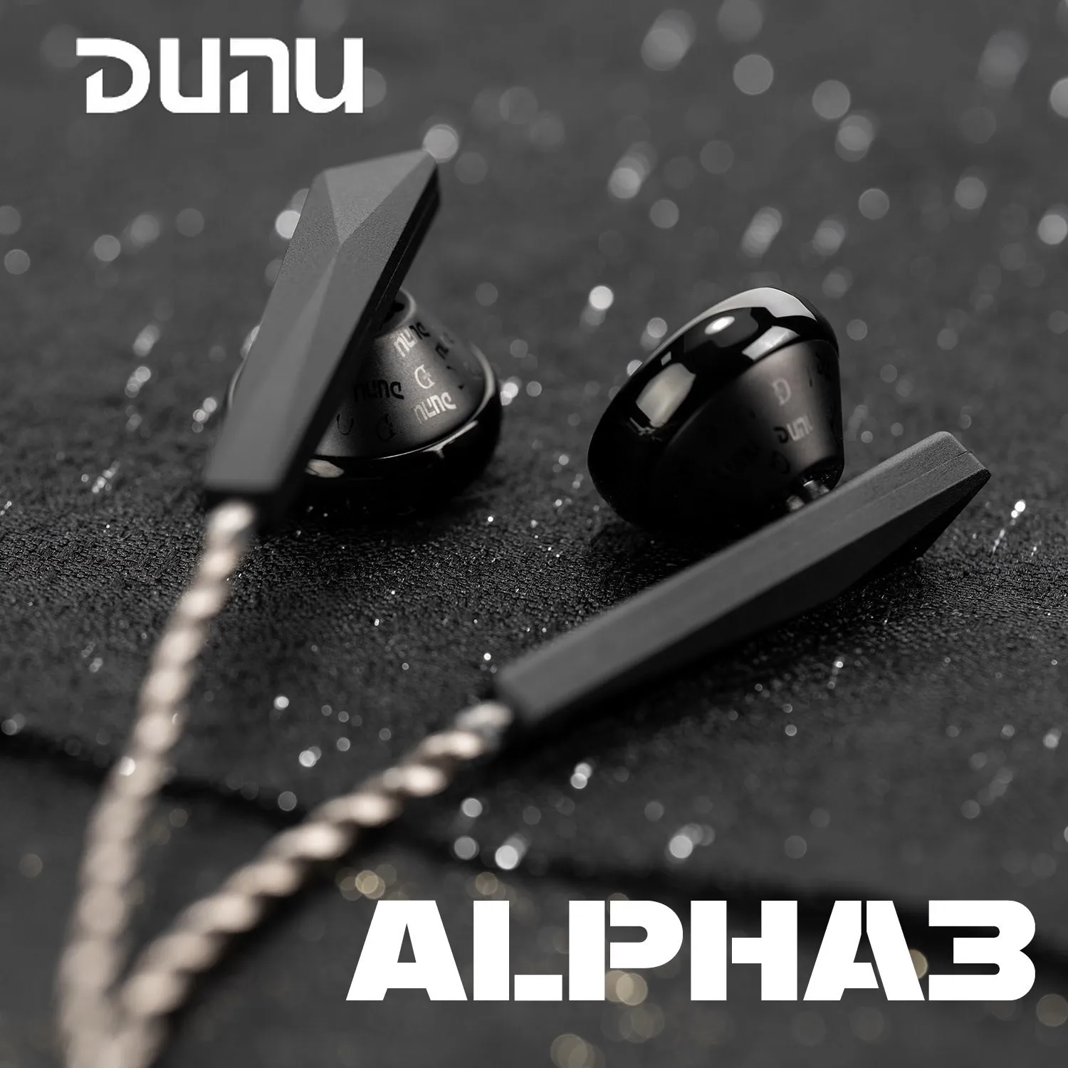 DUNU Alpha3 / Alpha 3 Flagship Flathead Earbuds 14.2mm Dynamic Driver In Ear Earphone Flat-head ...