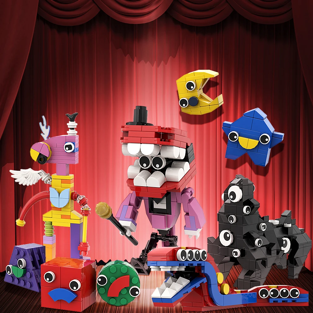 Moc-the-amazing-digital-circus-monster-building-blocks-DIY-Model-Bricks ...