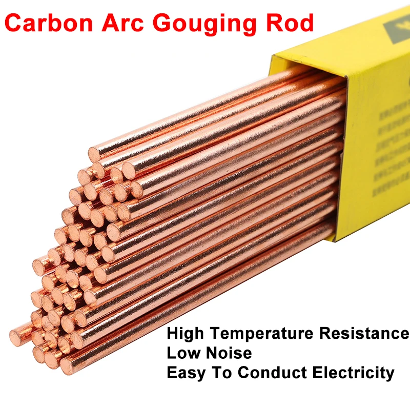 5Pcs Air Carbon Arc Gouging Rods Copper Round Graphite Electrode Rod ...