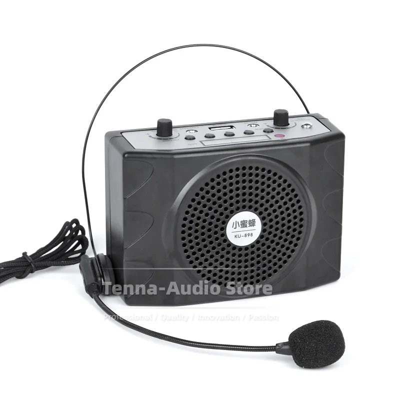 Compatible With Bluetooth Mini Megaphone Voice Amplifier Booster ...