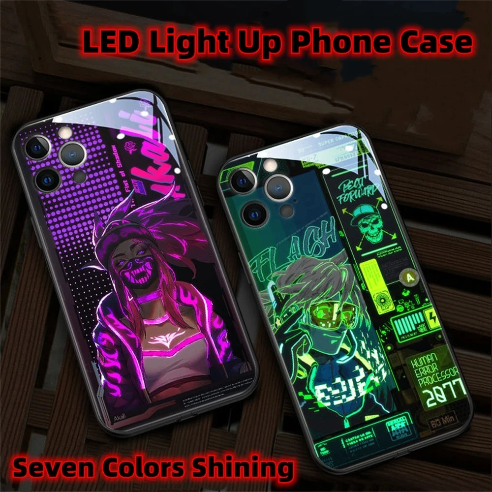 2024-Sound-Control-Led-Flash-Cases-For-iPhone16-15-14-13-12-11-Pro-Max ...