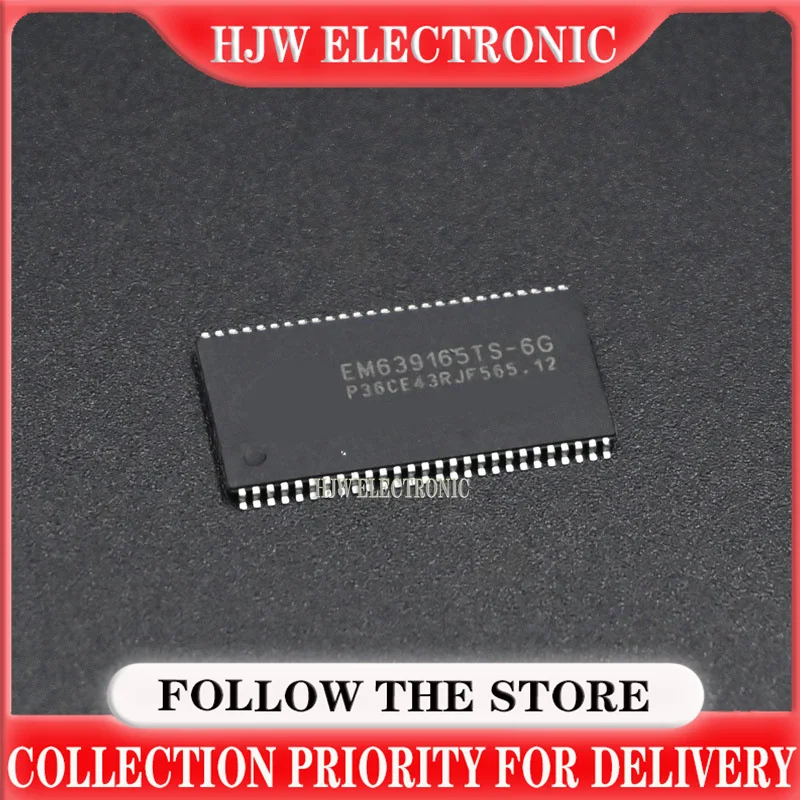 10-50PCS-EM639165TS-6G-EM639165TS-8M-16-bit-SDRAM-chip-memory-IC ...