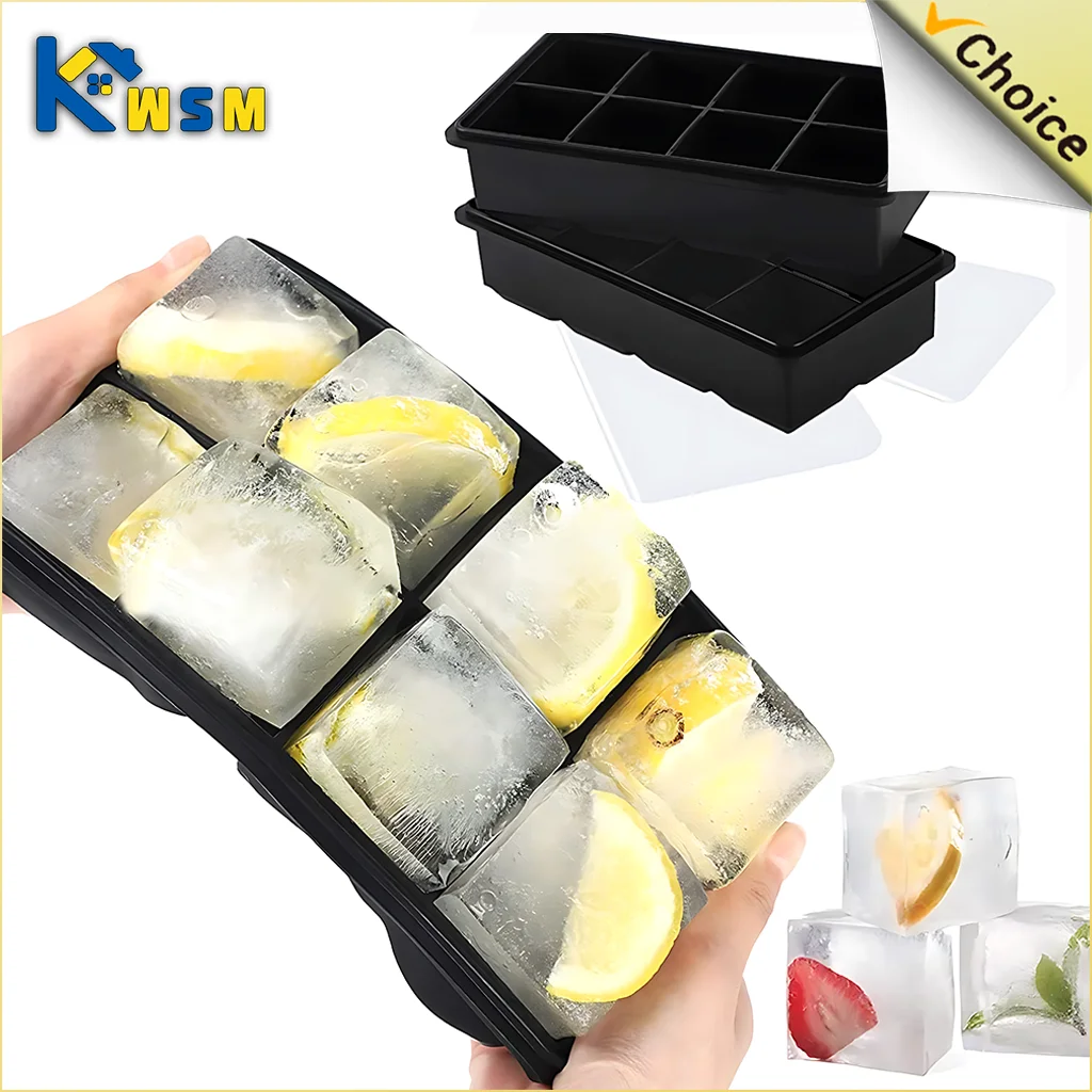 4-6-8-15-compartments-large-ice-compartment-mold-Silicone-ice-cube-mold ...
