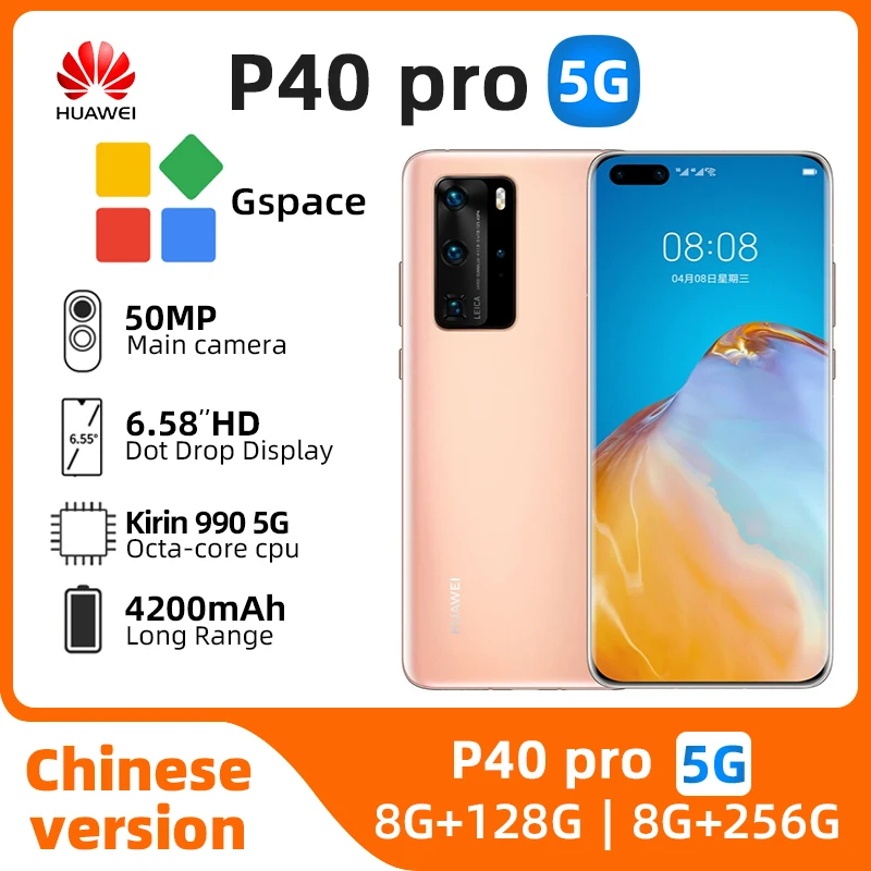 HUAWEI-tel-fono-inteligente-P40-Pro-5G-Android-6-58-pulgadas-50MP-32MP ...