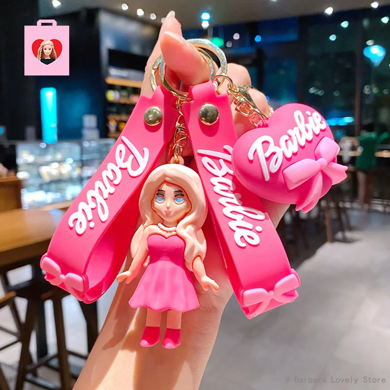 Miniso-Barbie-Keychain-Doll-2023-Charm-Delicate-Cute-Bag-Key-Chain ...