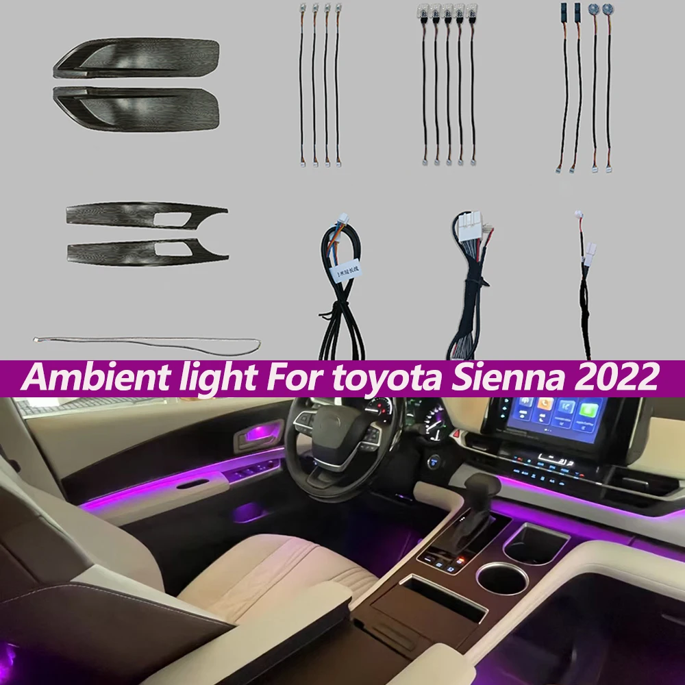 Door Replacement Panel Ambient Light For Toyota Sienna 2022 Led Door ...