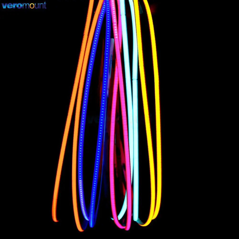 3mm Width Ultra Thin FOB COB Strip Flexible LED Ribbon Light Tape Ice ...