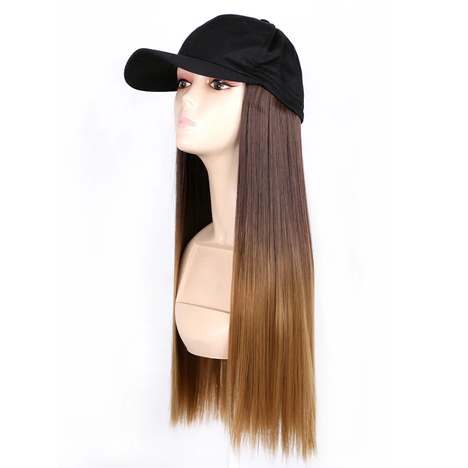 TMT-Hat-Wig-Synthetic-Long-Straight-Hair-Body-Wave-Baseball-Cap-Wigs ...